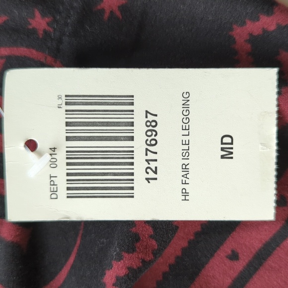 Hot Topic | Pants & Jumpsuits | Nwt Harry Potter Fair Isle Legging M ...